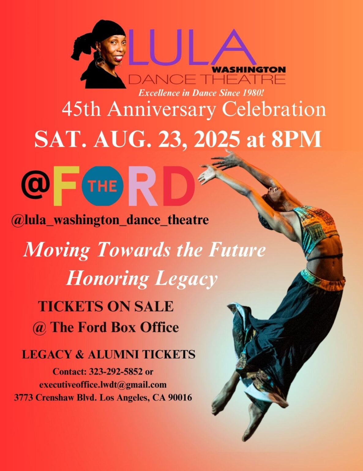 Lula Washington Dance Theatre 45th Anniversary Celebration（ルラ・ワシントン・ダンス ...